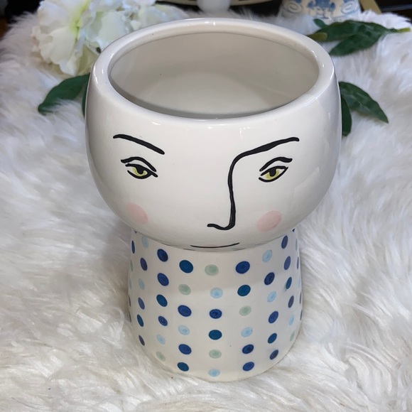 Opalhouse | Art | Opalhouse Ceramic Face Planter | Poshmark